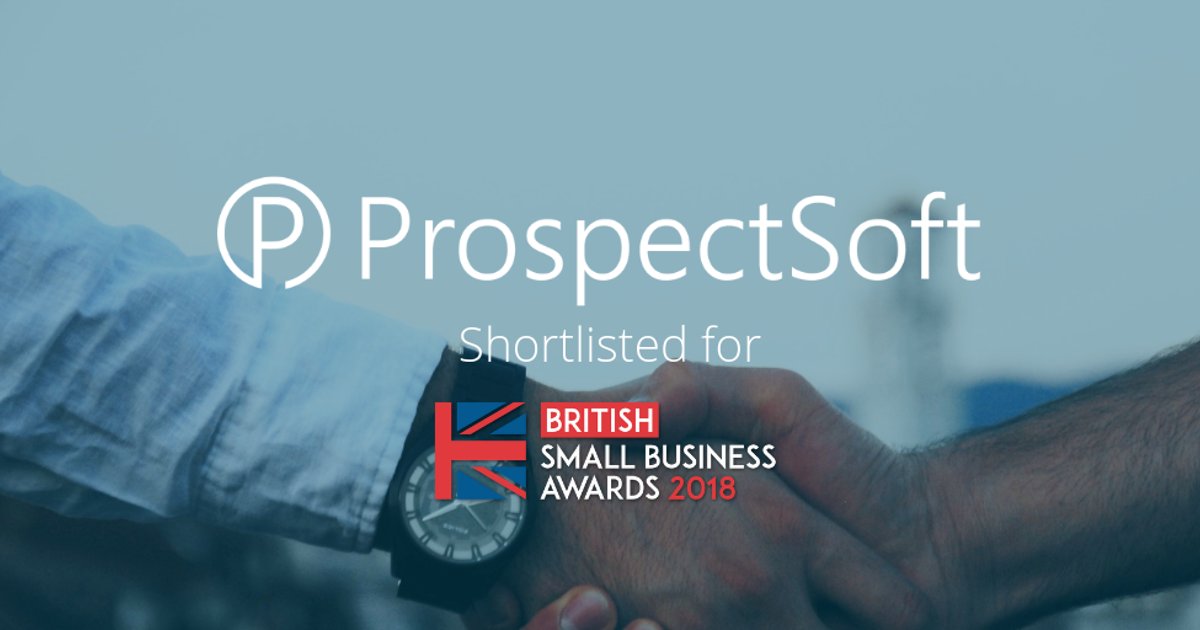 ProspectSoft Shortlisted for Technology Provider of the Year | Prospect CRM